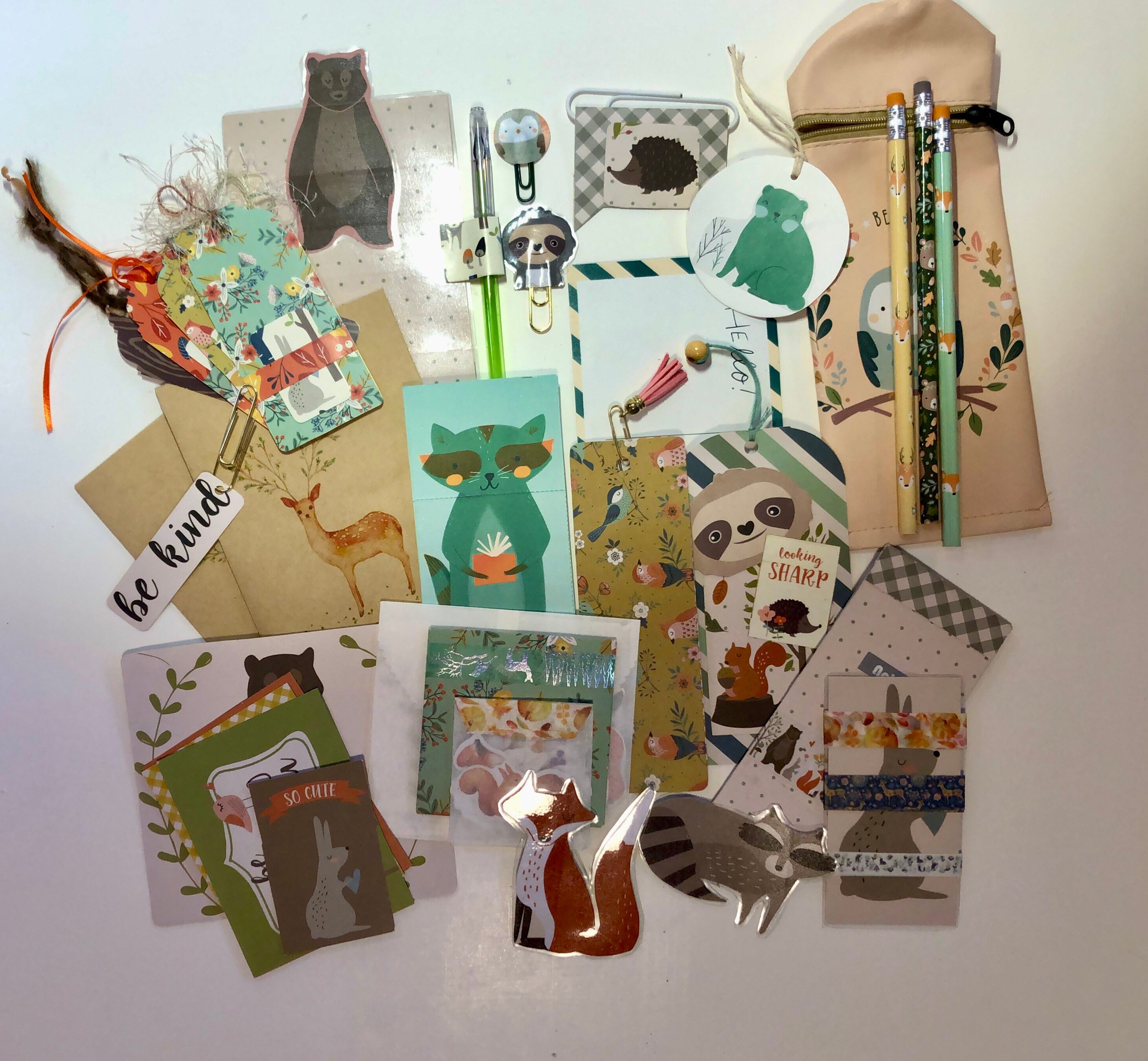 Woodland Forest Travelers Notebook Handmade Laminated Inserts With ...