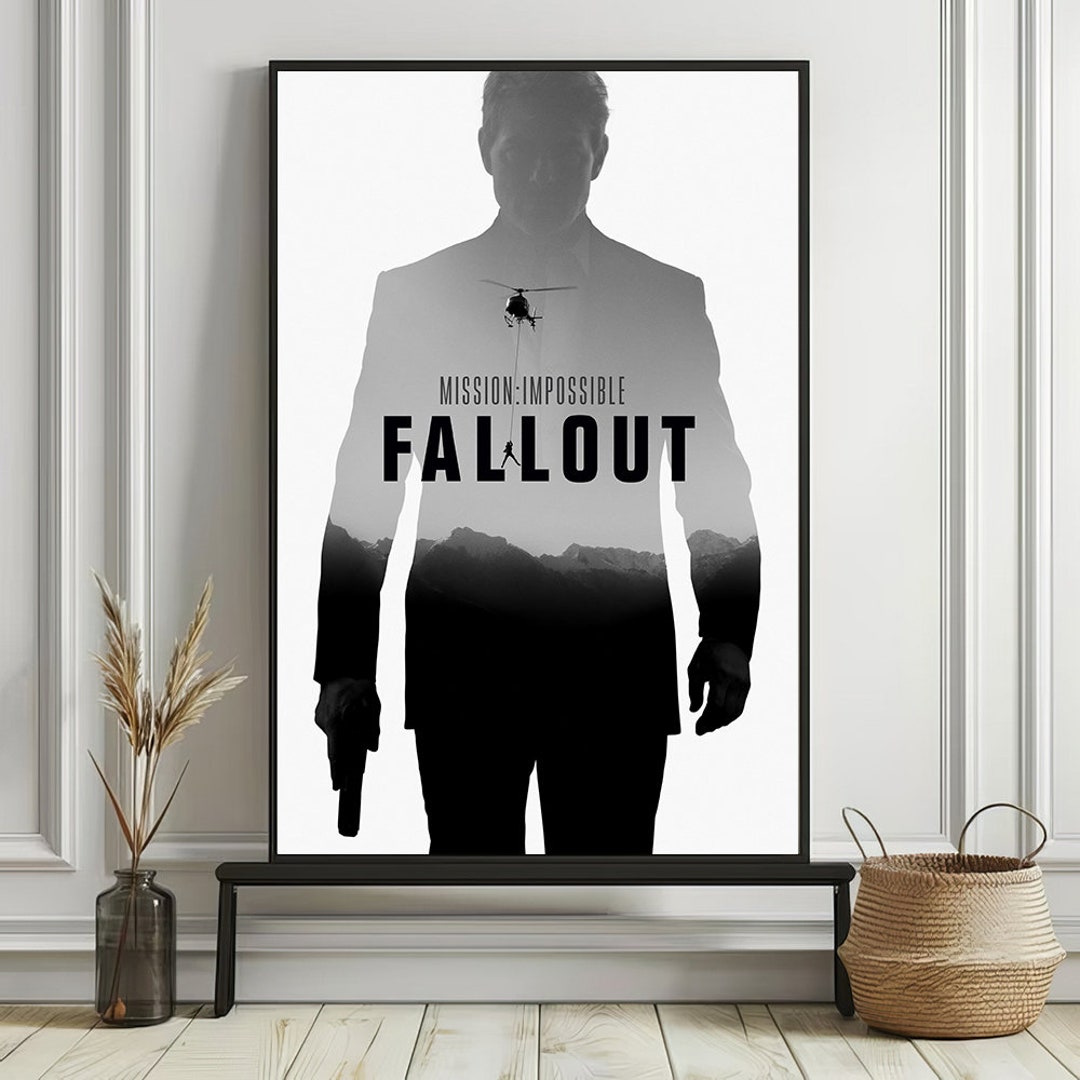 Mission Impossible Fallout Movie Poster, Canvas Poster, Home Decoration ...