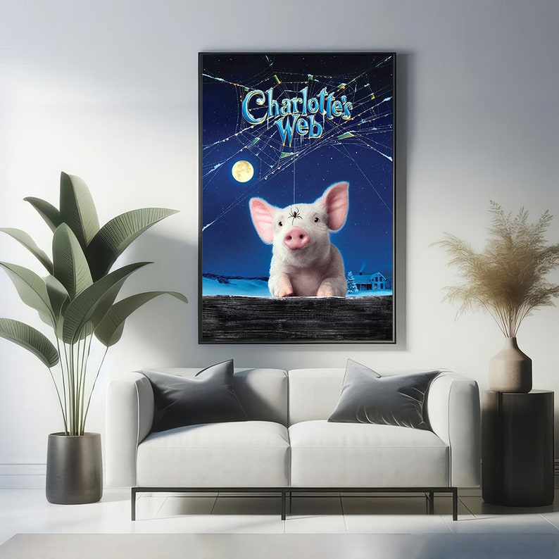 Charlotte's Web 2006 Movie Poster, Canvas Poster, Home Decoration ...