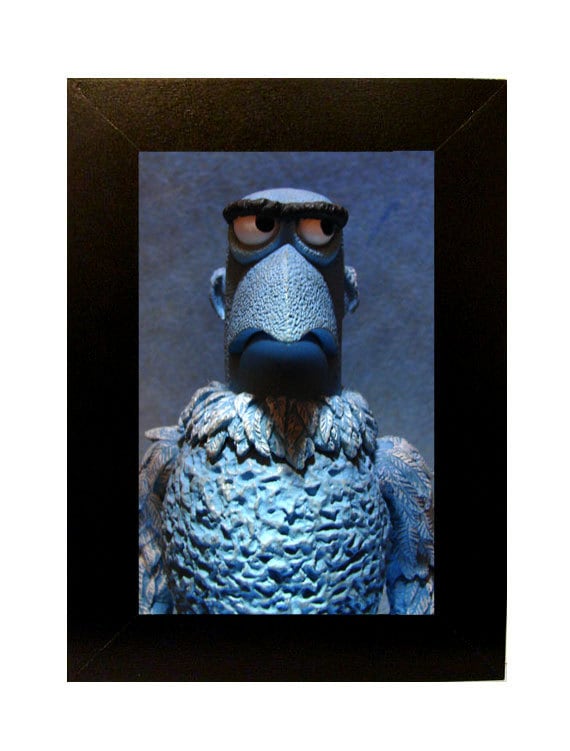 Sam the Eagle Toy Photograph Framed Muppets - Etsy Denmark
