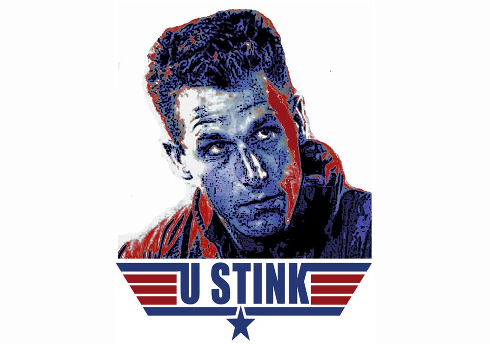 Slider You Stink Onesie Top Gun Creeper - Etsy