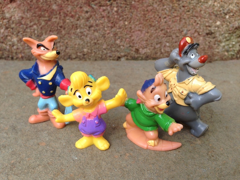 Vintage Talespin Figurine Set - Etsy