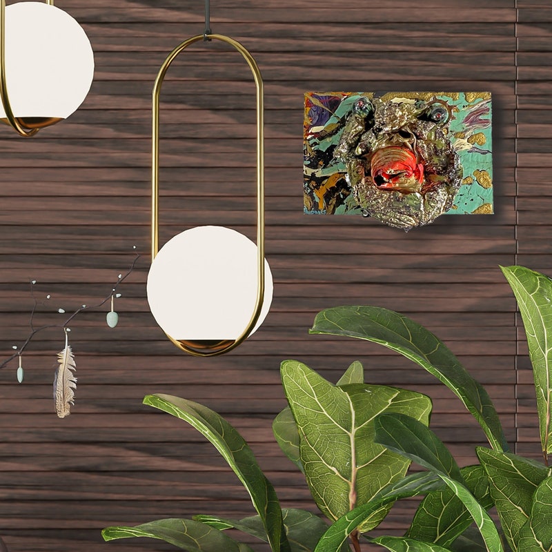 Abstract Mixed Media - Etsy