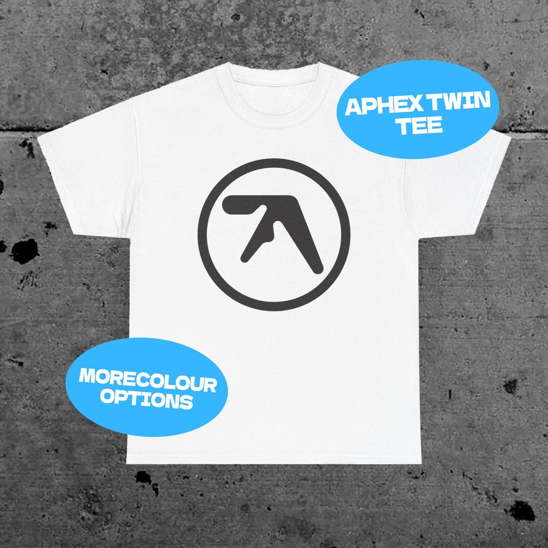 Aphex Twin Logo Tee | Unisex Tshirt, Y2K, Club Rave Tee, Yung Lean ...