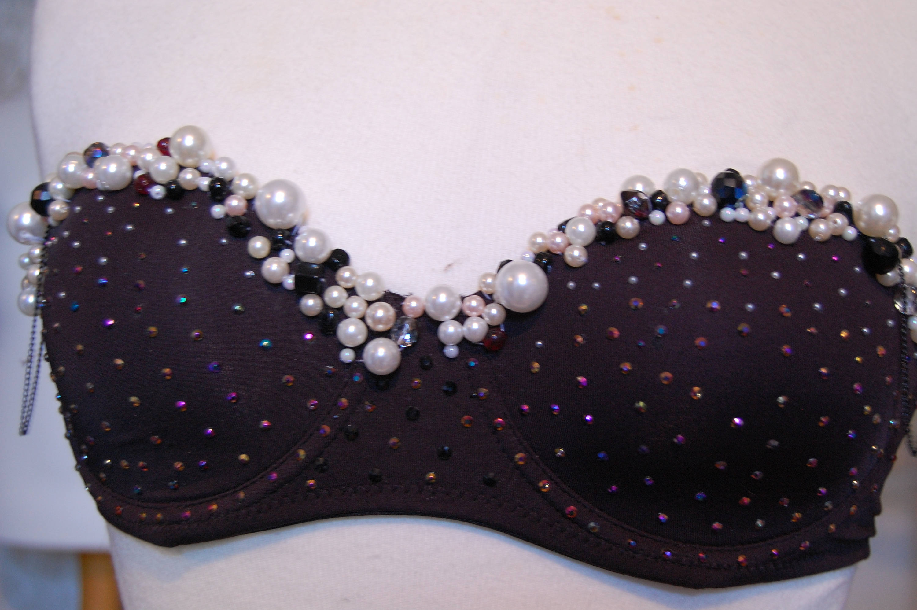 Hand Embellished Bra - Etsy