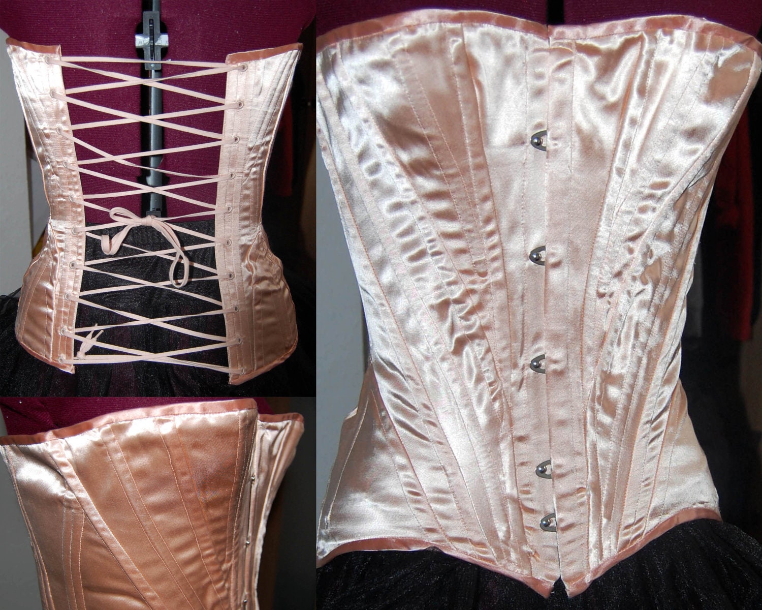 1901 Style Corset - Etsy