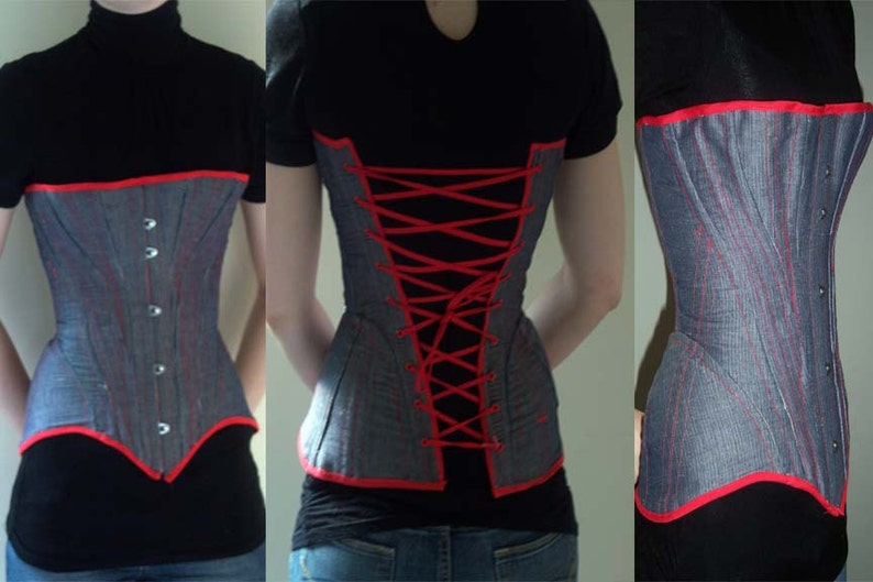 1901 Style Corset - Etsy