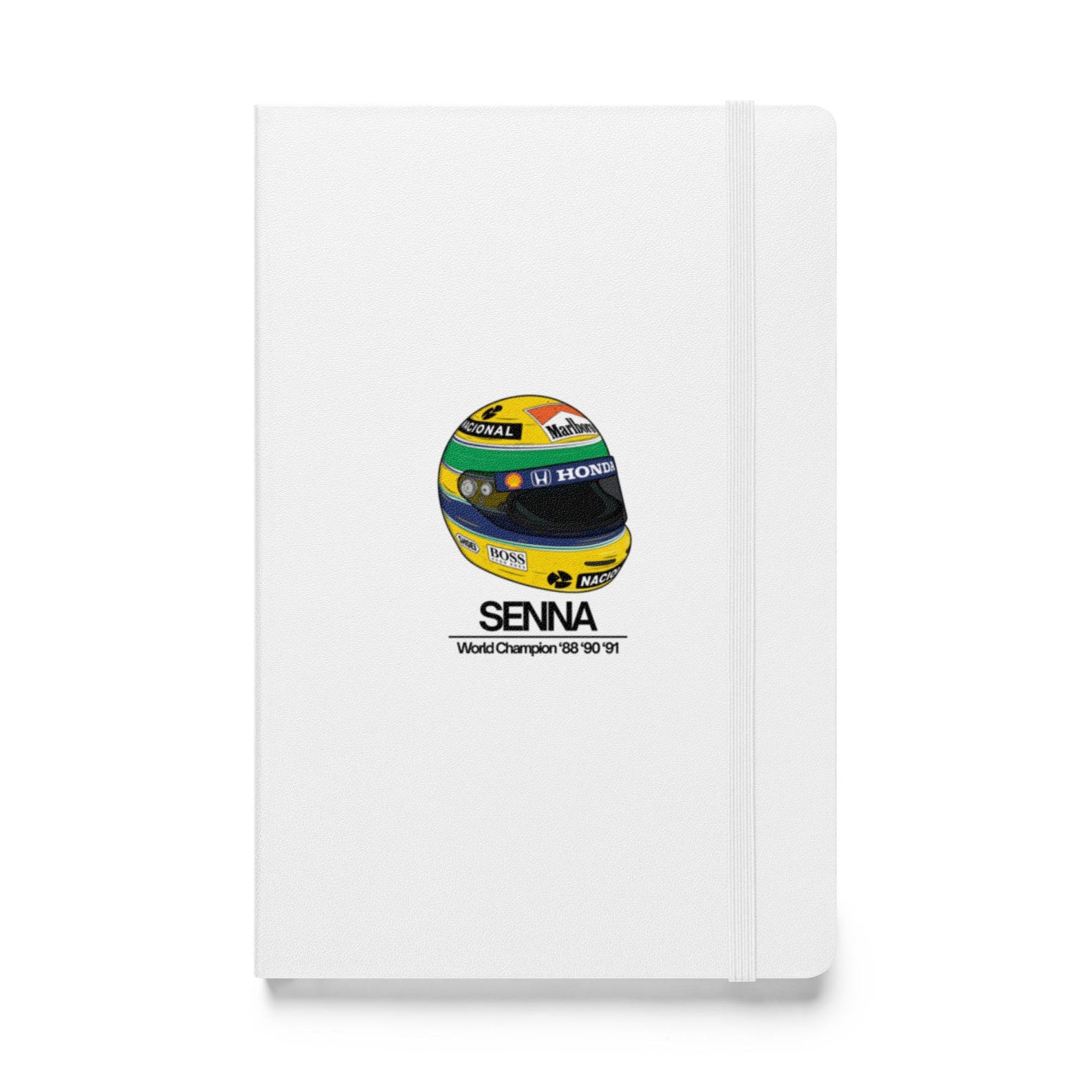 Ayrton Senna Helmet Notebook Formula 1 Racing Journal Senna Tribute ayrton-senna-helmet-notebook-formula-1-racing-journal-senna-tribute