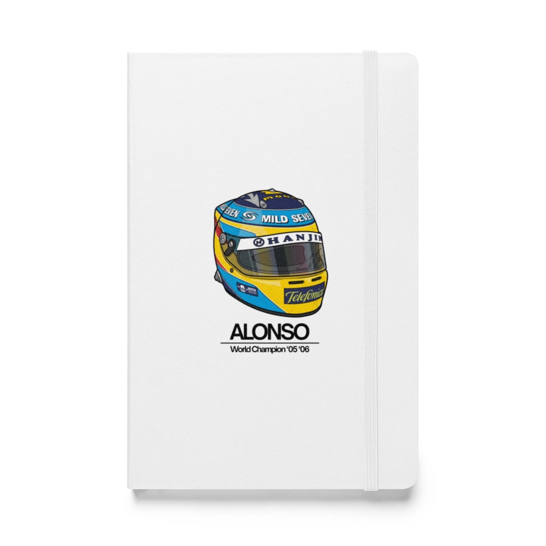 Fernando Alonso Helmet Notebook – Formula 1 Racing Journal | F1 Fan ...