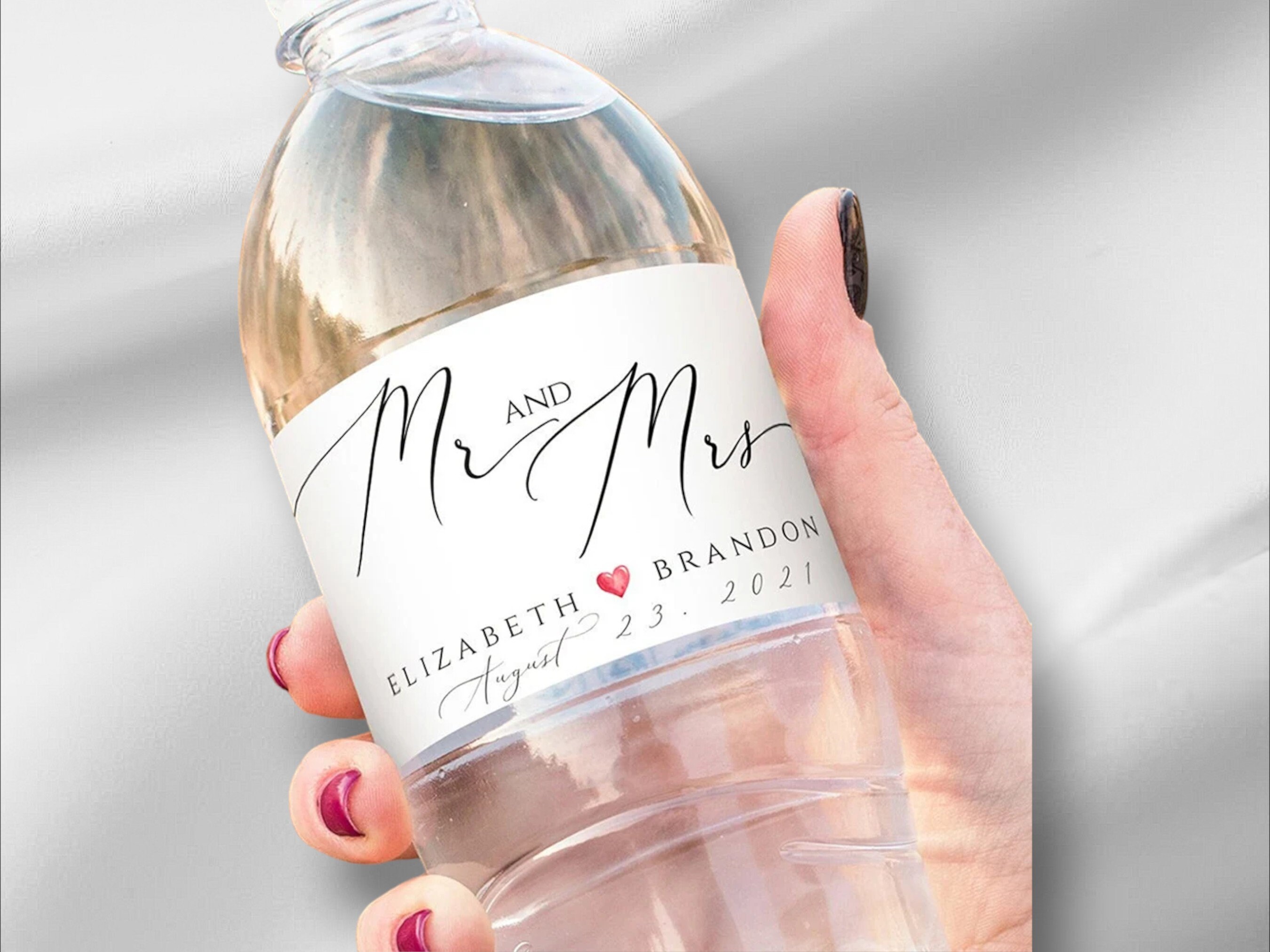 Title: personalized Water Bottle Labels Custom Party Decor for Weddings ...