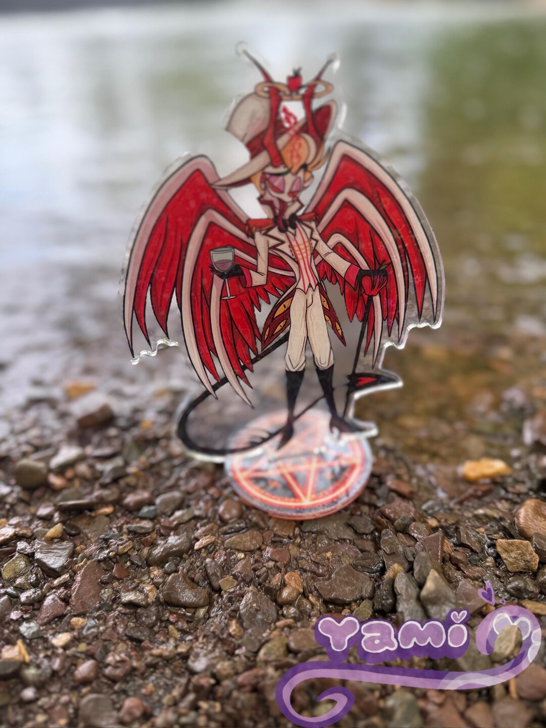 Lucifer, Dual Sided, Holo, Acrylic Standee - Etsy