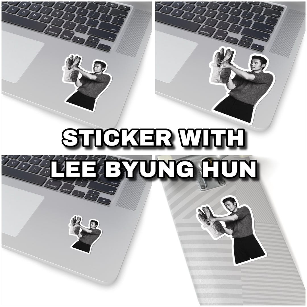 Lee Byung Hun Fan Art Sticker, Korean Actor, Frontman, Kiss-cut Sticker ...