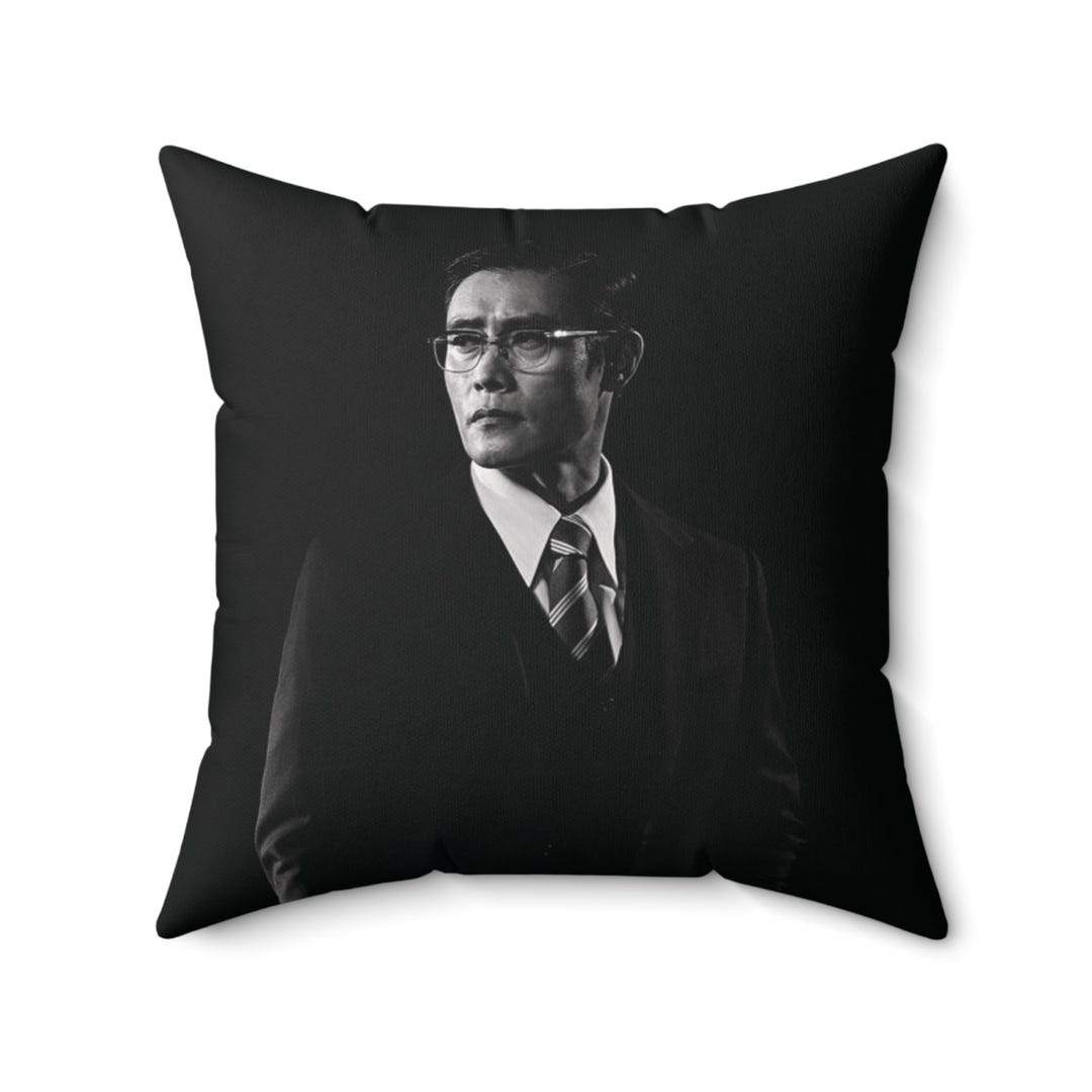 Korean Actor Lee Byung Hun Spun Polyester Square Pillow - Frontman 001 ...
