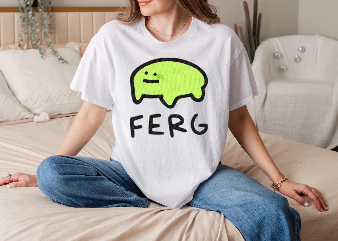 Ferg the Frog Meme Shirt, Funny Internet Meme T-shirt, Viral Frog ...
