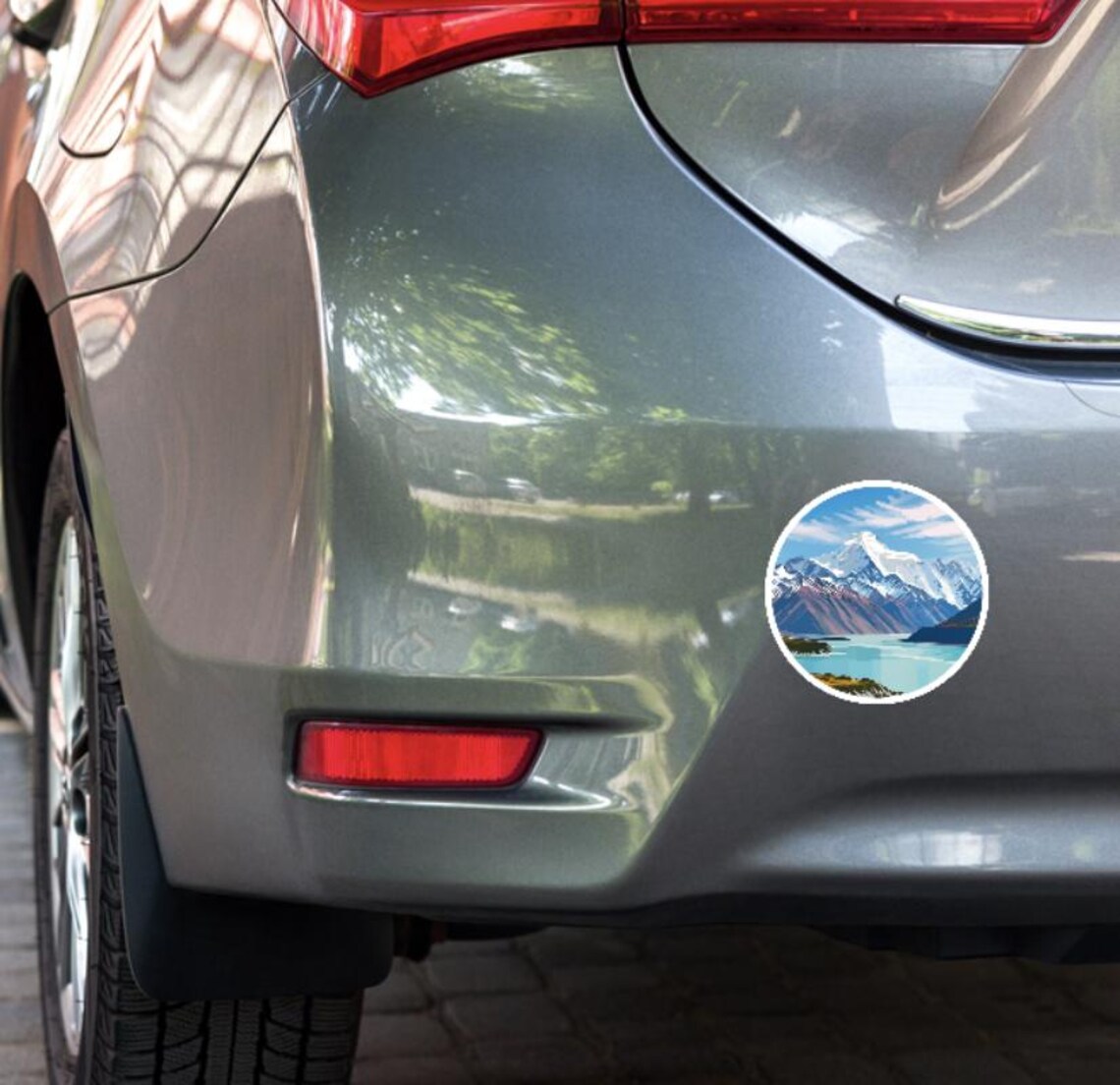 New Zealand Sticker Aoraki Mt Cook Journey Stickers Aotearoa Laptop ...