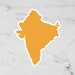 Map of India Outline Luggage Sticker MacBook Sticker Travel Gift Travel ...