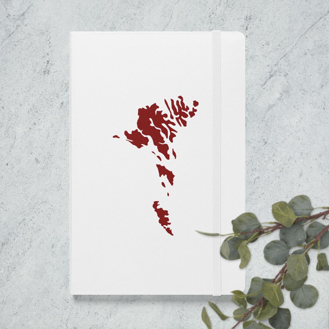 Faroe Islands Map Travelers Notebook Travel Journal Gift for Traveler ...
