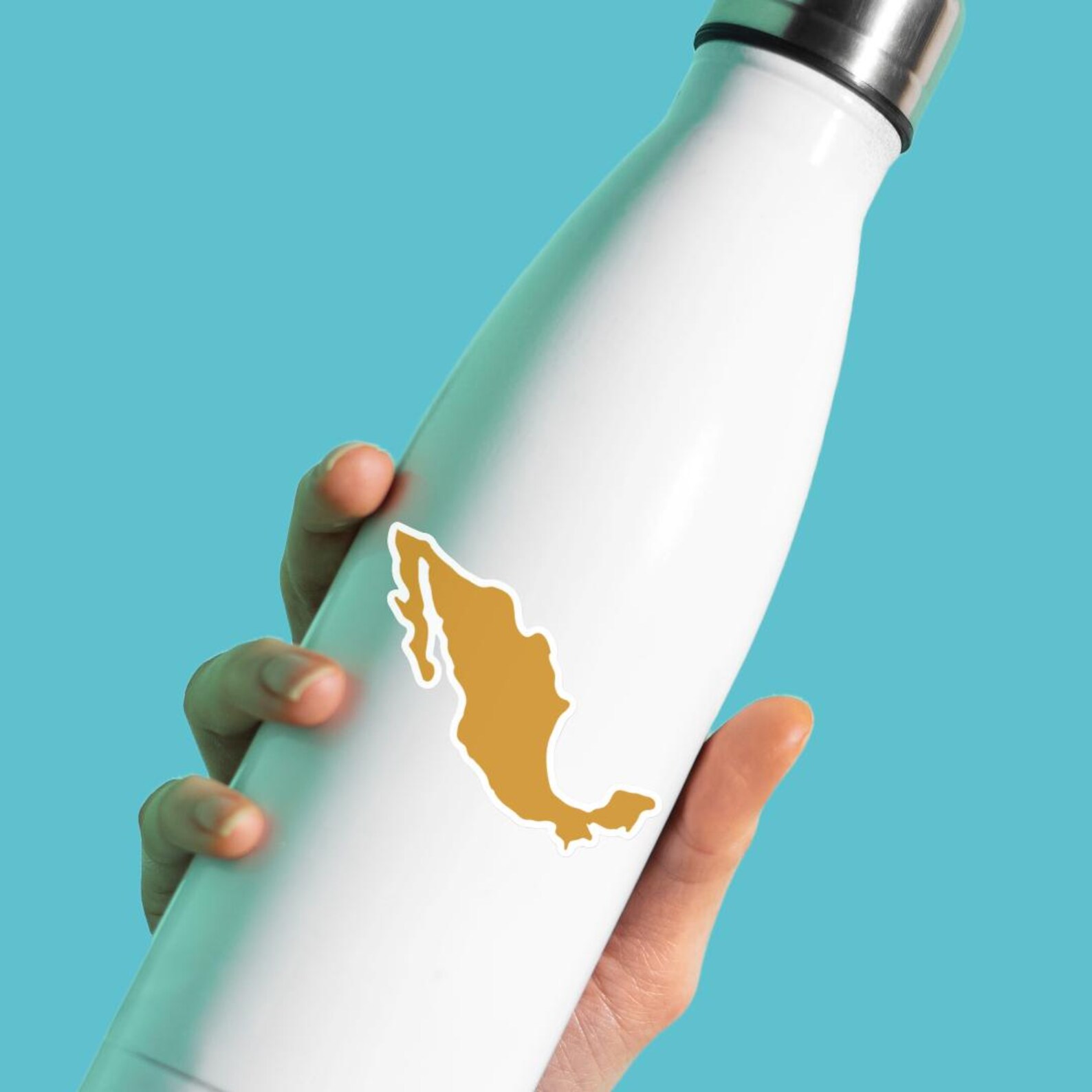 Map of Mexico Travel Sticker Mexico Gift for Traveler Laptop Decal ...