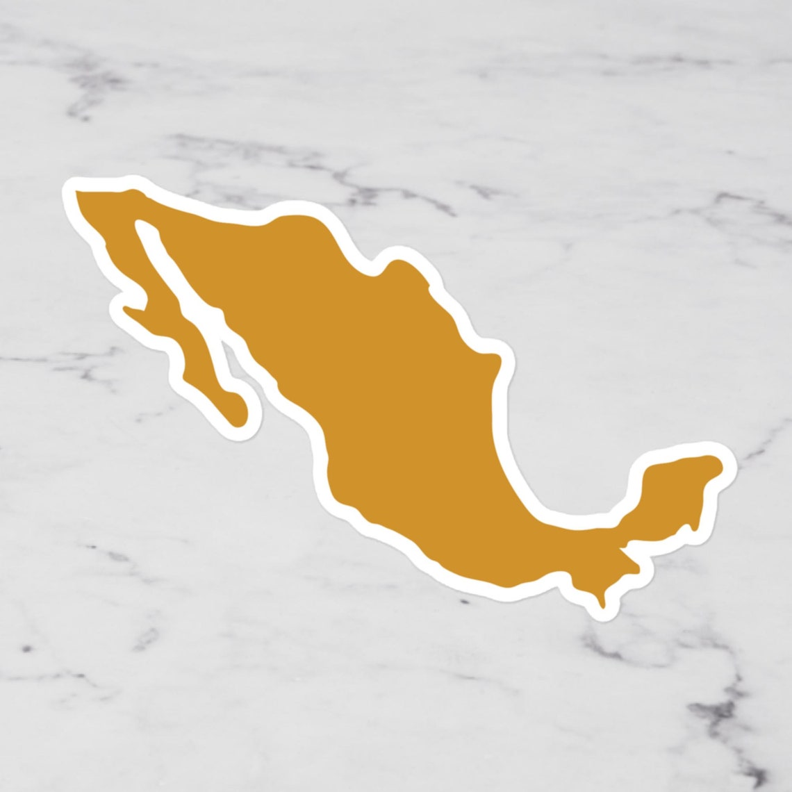 Map of Mexico Travel Sticker Mexico Gift for Traveler Laptop Decal ...