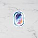 Galaxy Plane Window Sticker Luggage Decal Aesthetic Stickers Laptop ...