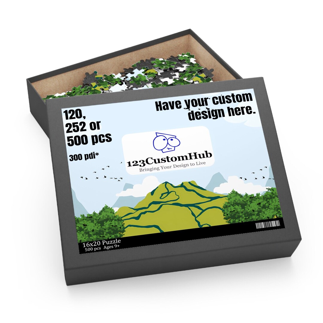 Custom Puzzle Gift Customizable Gift Customizable Puzzle Custom Print ...