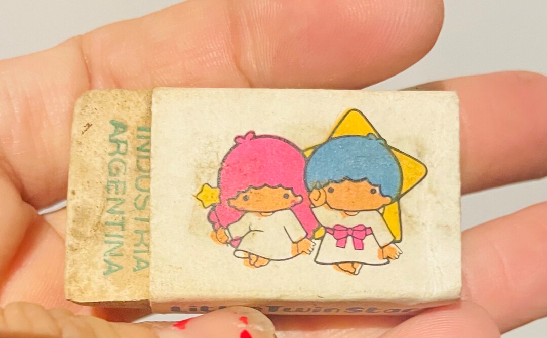 Vintage Little Twin Stars Eraser - Etsy