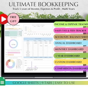 Small Business Bookkeeping Spreadsheet Google Sheets, Bookkeeping ...
