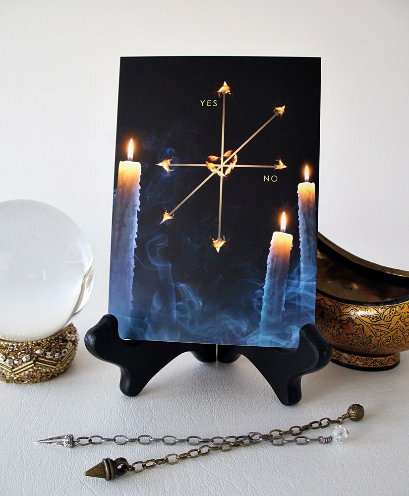 Pendulum Board Featuring Glowing Candles - Etsy