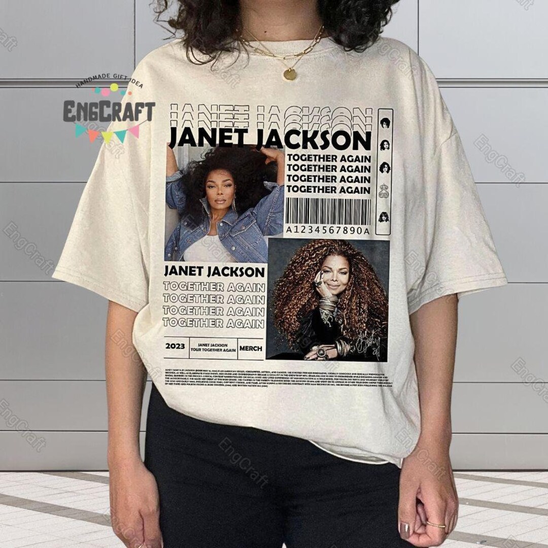 Janet Jackson Together Again 2024 Tour Shirt, Janet Jackson Shirt ...