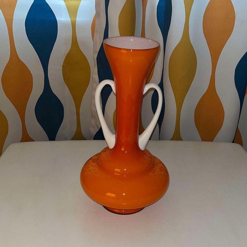 Orange Vases - Etsy