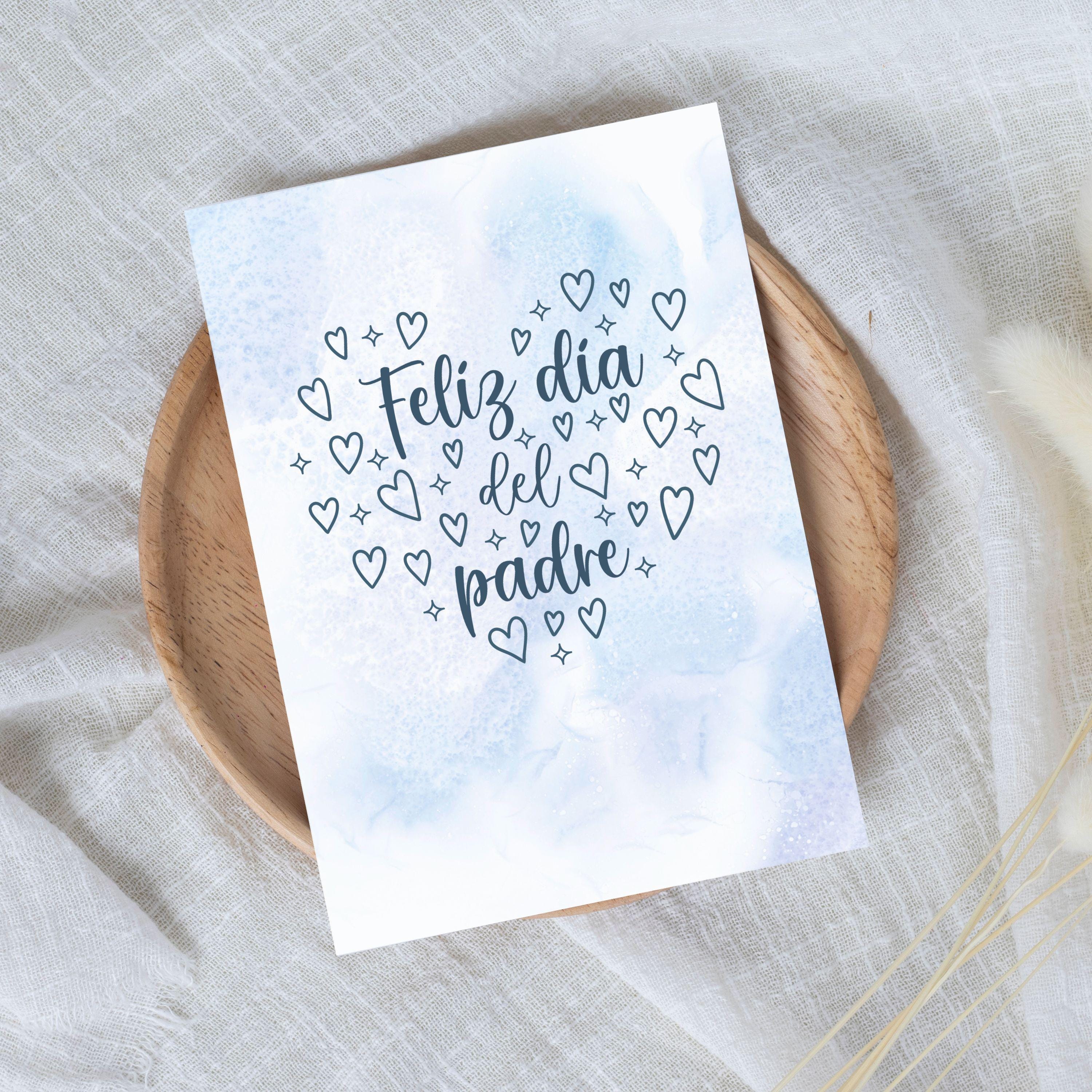 Feliz Dia Del Padre Tarjeta, Happy Father's Day Card for Latino Dad ...