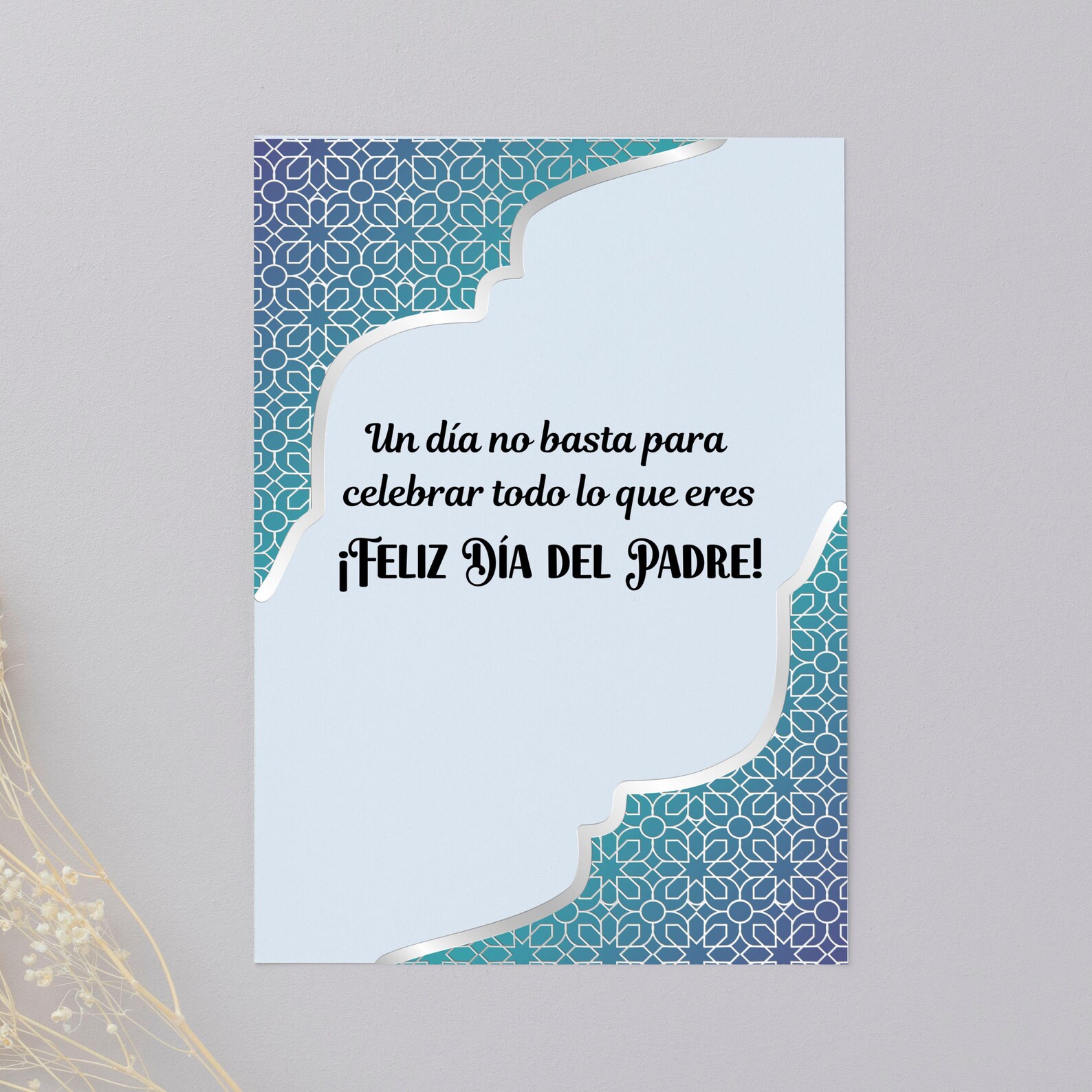 Tarjeta Feliz Dia Del Padre, Happy Father's Day Card for Latino Dad ...