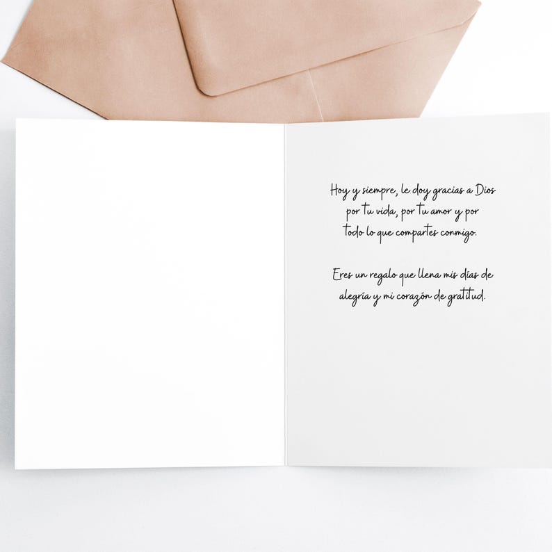 Christian Spanish Thanksgiving Greeting Card, Gracias a Dios Por Ti ...