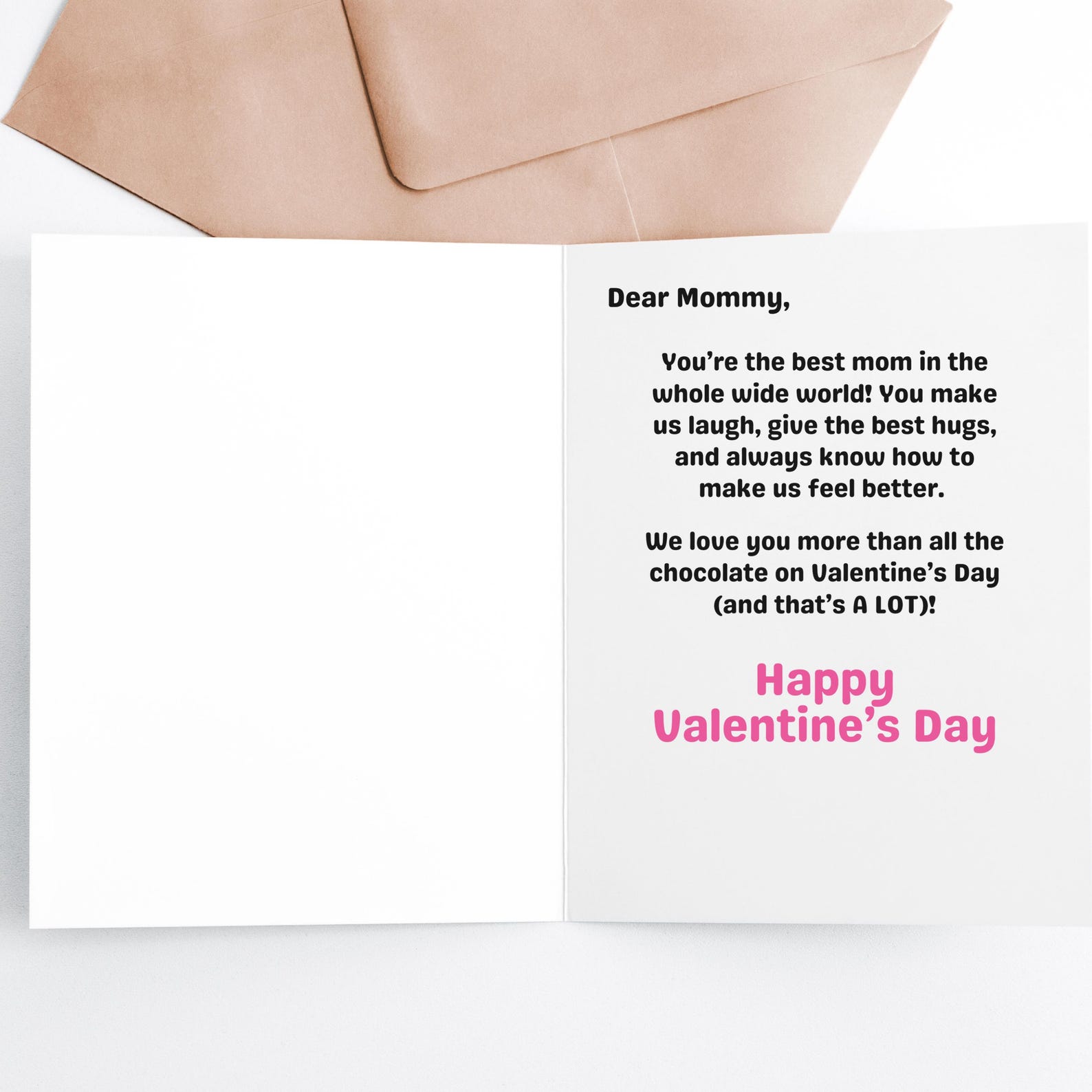 Valentine Card for Mama, Custom Valentine's Day Greeting Card, Gift for ...
