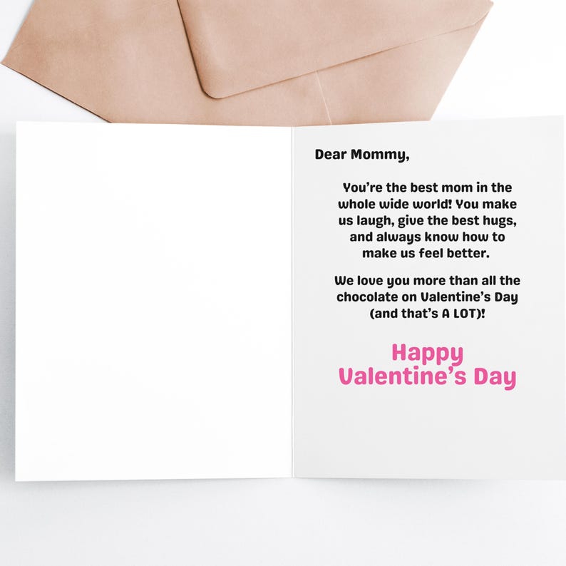 Valentine Card for Mama, Custom Valentine's Day Greeting Card, Gift for ...