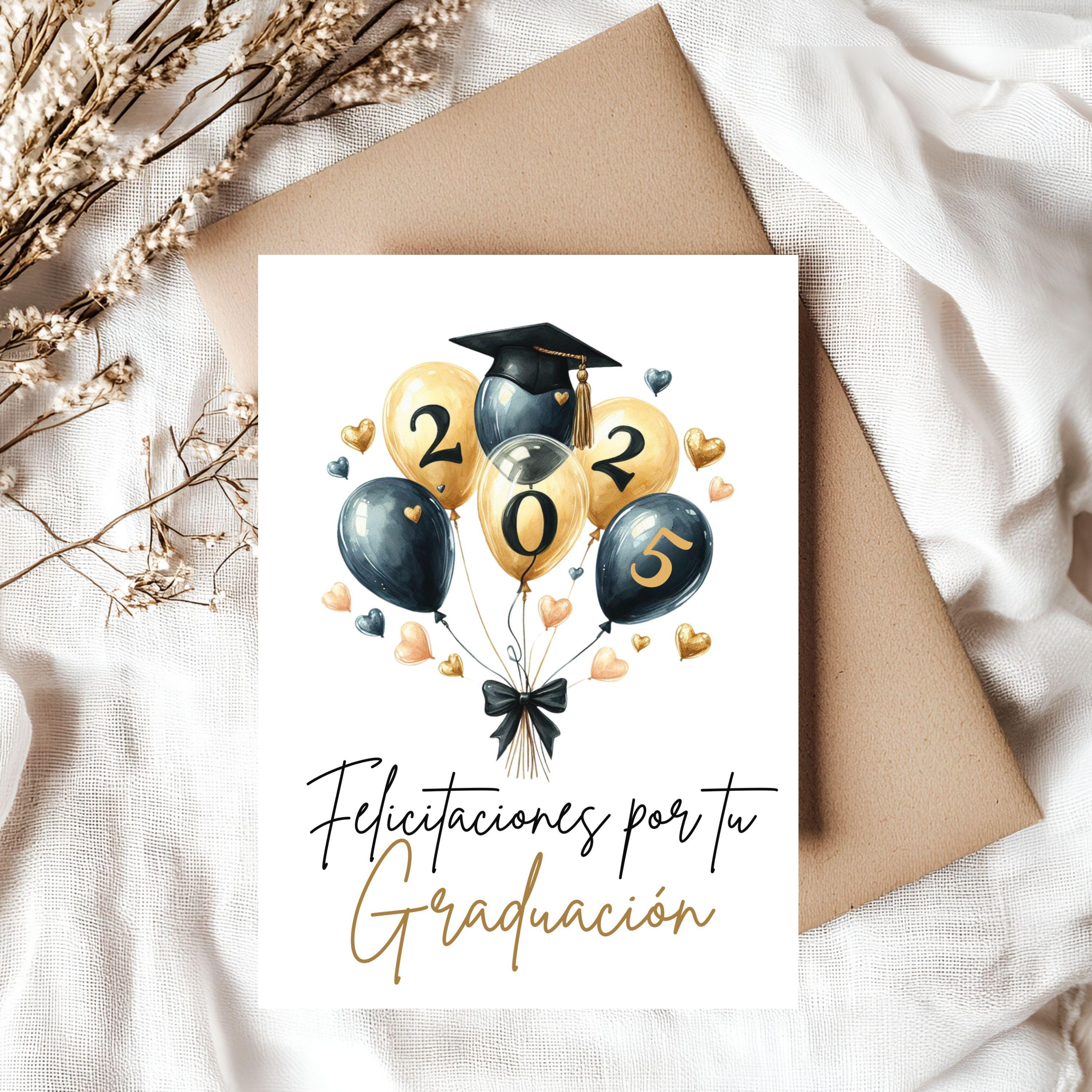 Felicitaciones Por Tu Graduacion Card, Spanish Graduation Card, Tarjeta ...