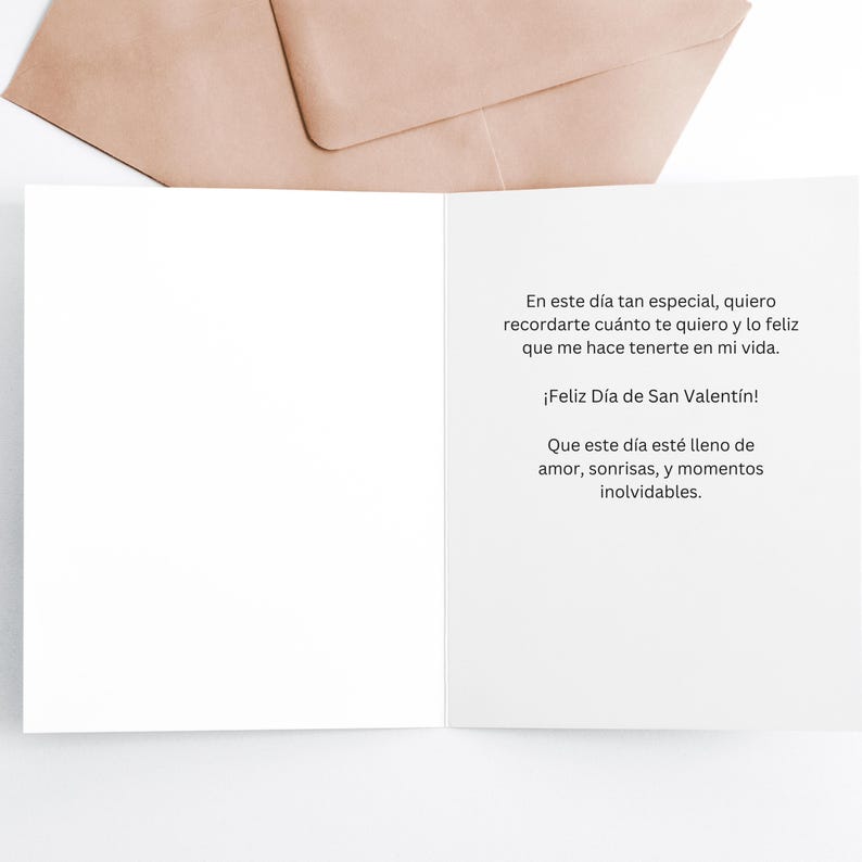 Feliz Dia De San Valentin Greeting Card, Valentine Card for Latina BFF ...