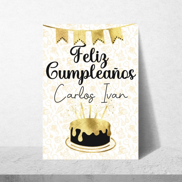 Tarjetas De Cumpleaños - Etsy