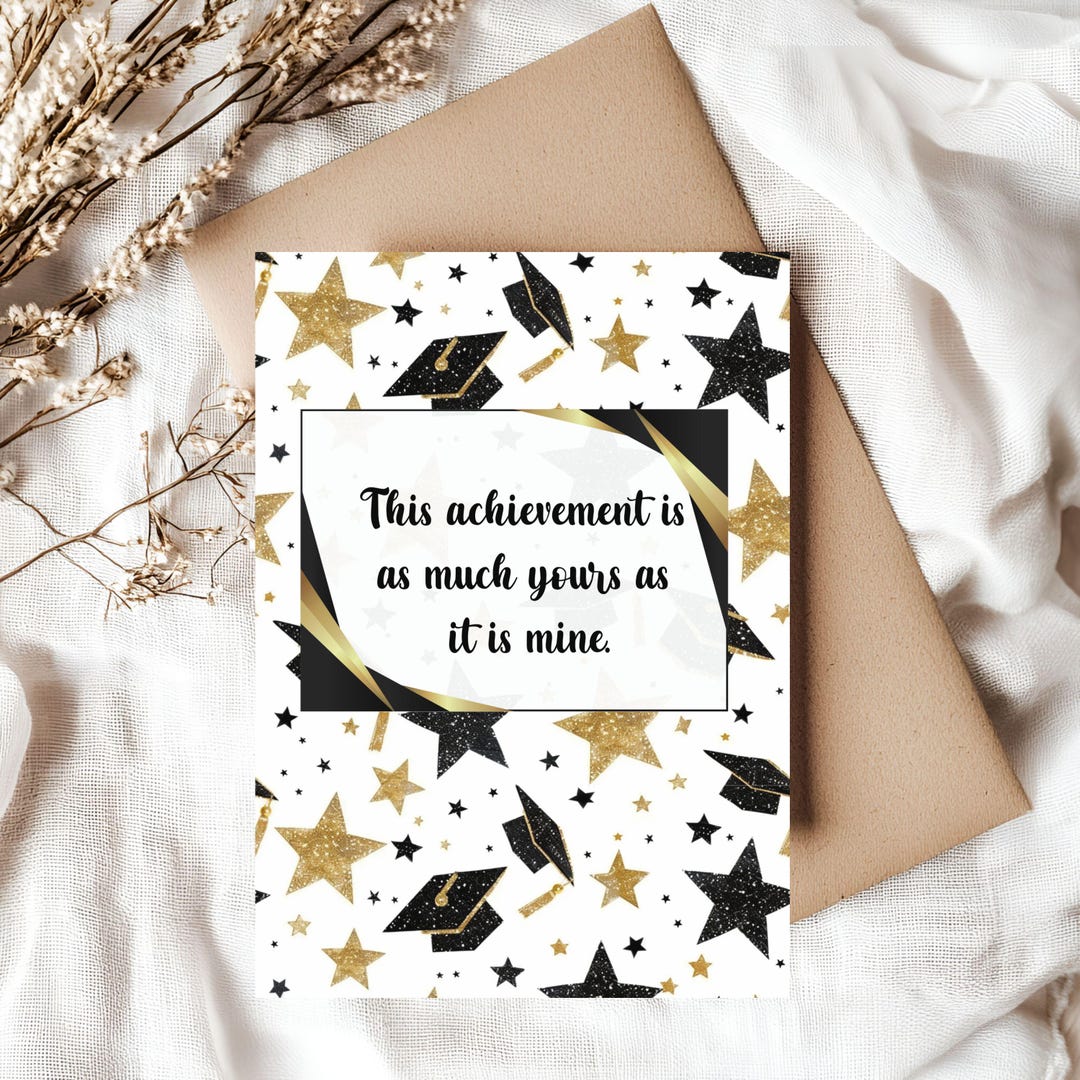 Graduation Card for Parents, Thank You Mom Dad Graduation Card ...