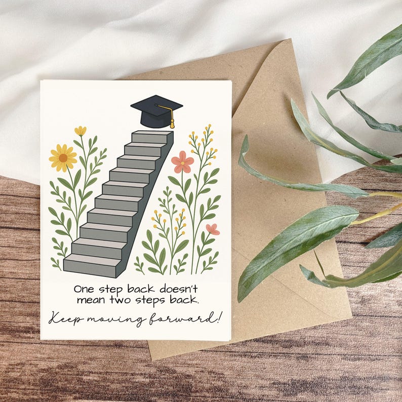 Non-graduate Graduation Card, Motivational Inspirational Graduation ...