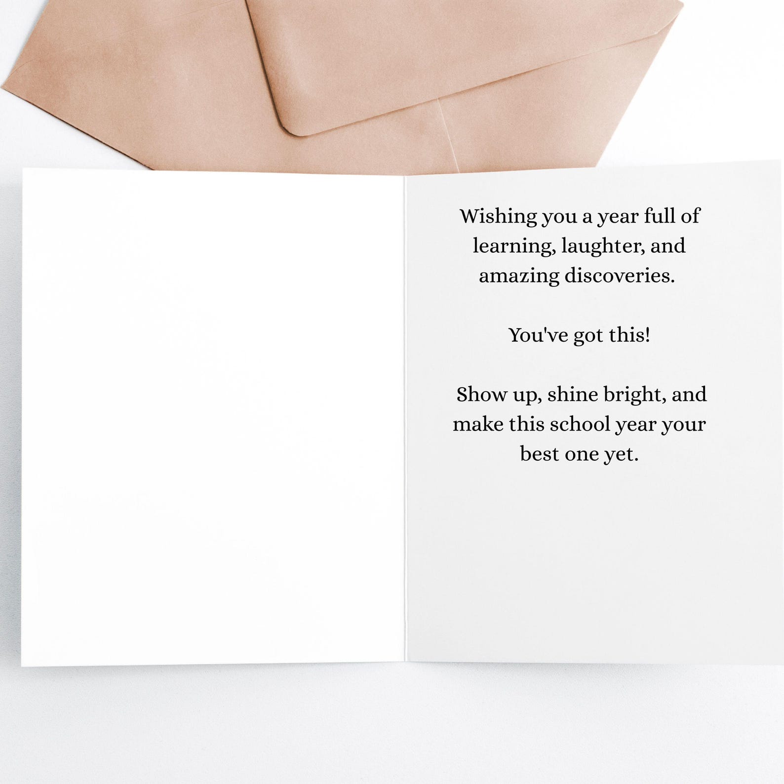 First Day of School Card, Custom Back to School Greeting Card, Card ...