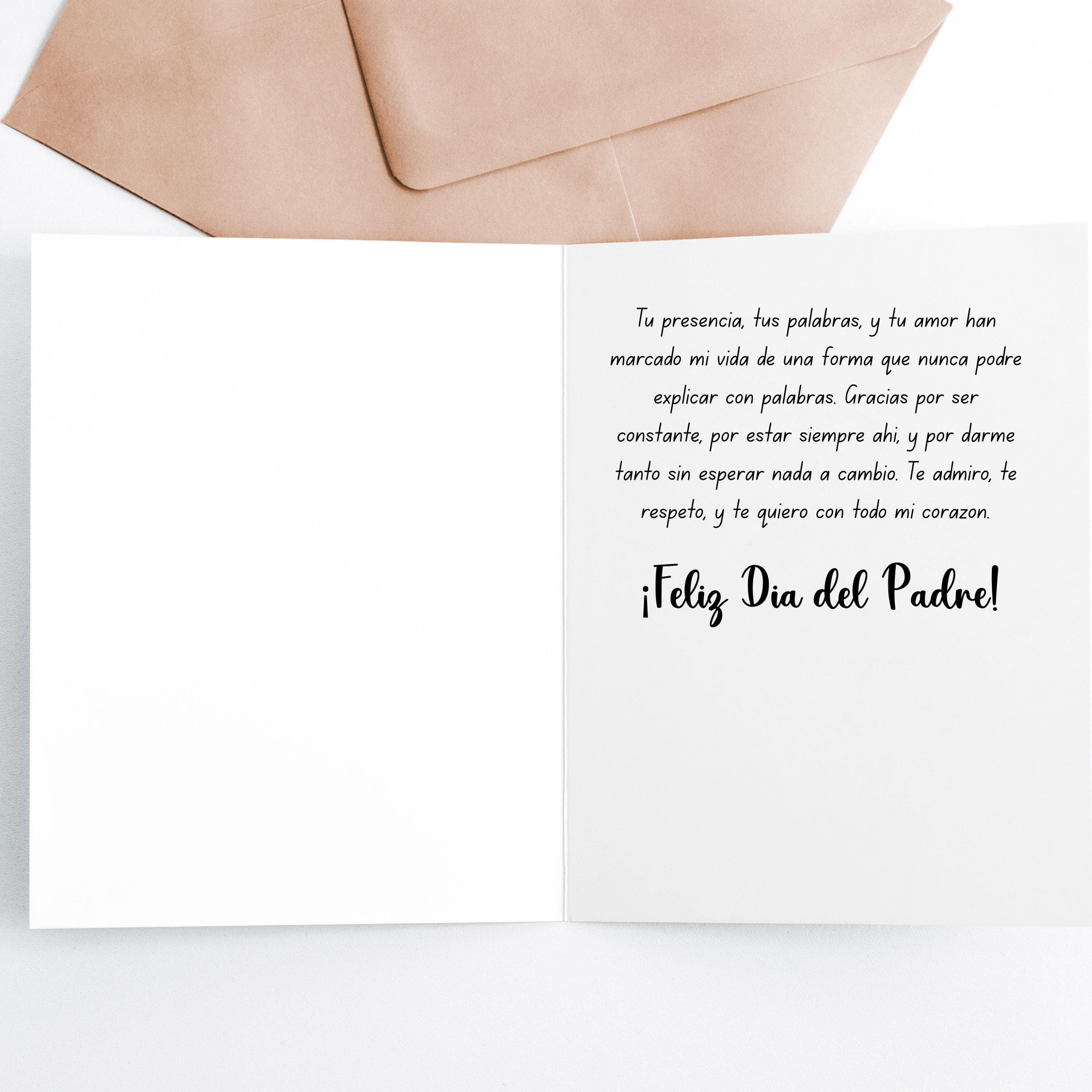 Feliz Dia Del Padre Tarjeta, Happy Father's Day Card for Latino Dad ...
