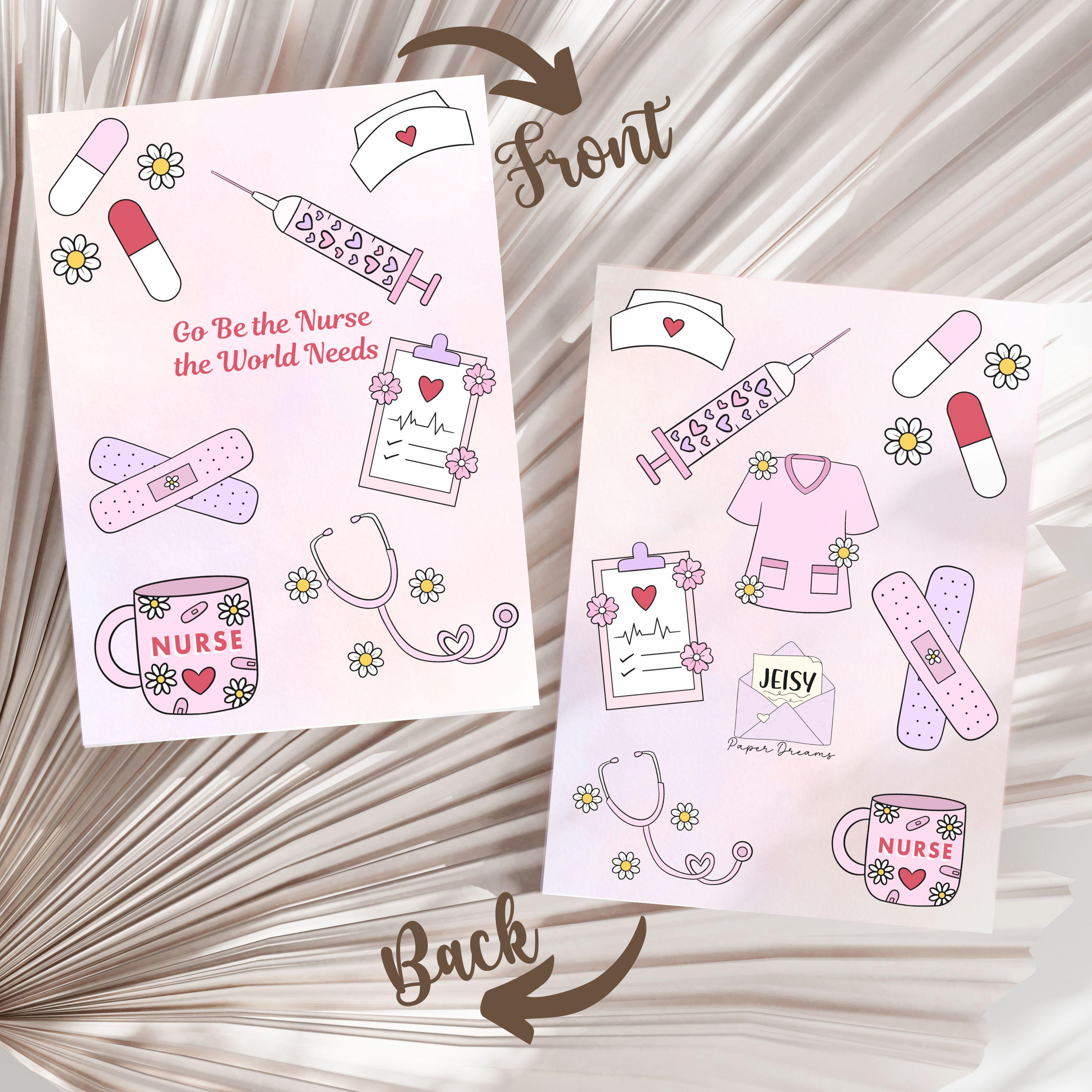 Future Nurse Greeting Card, Nursing School Student Gift, Gift for Nurse ...