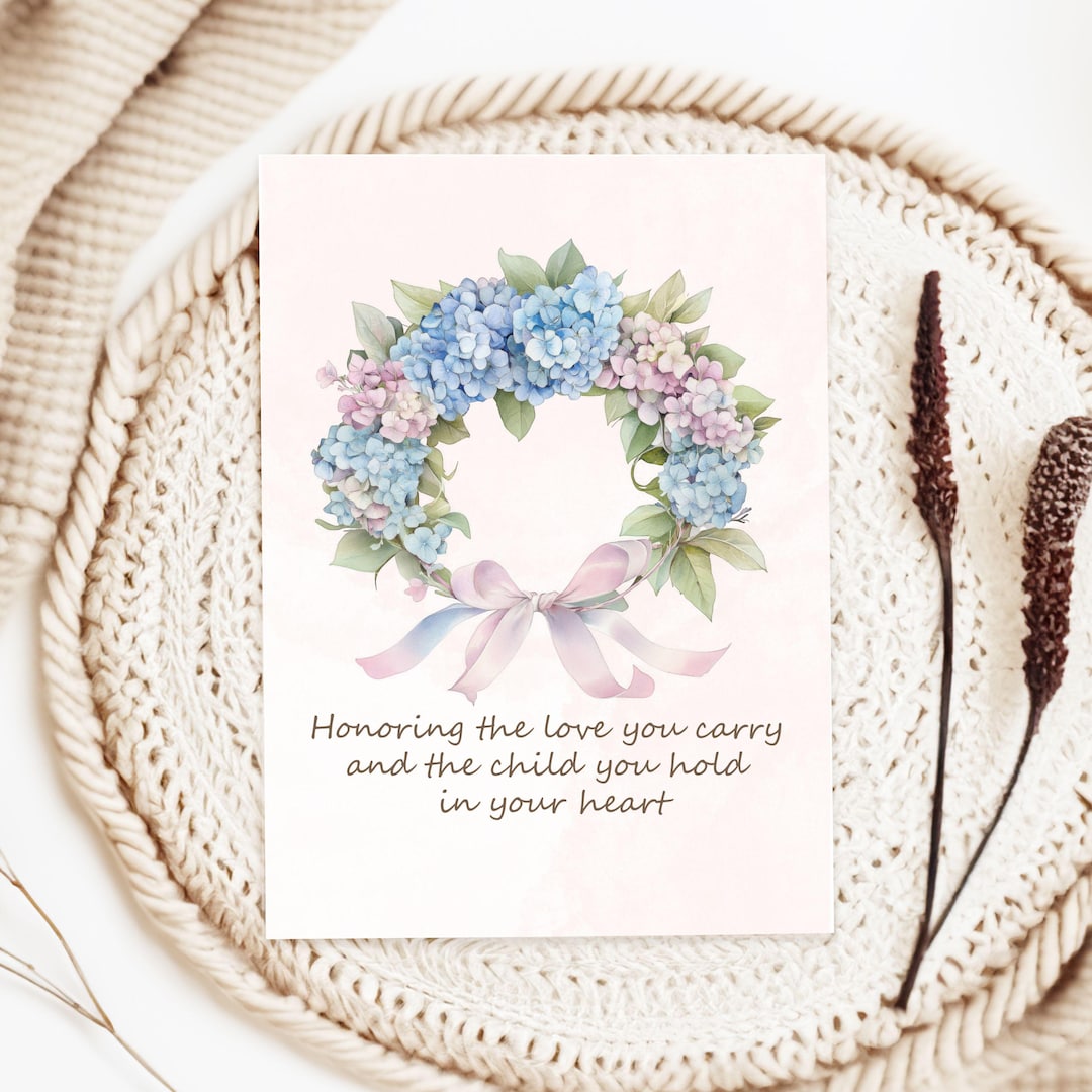 Loss of Child Baby Sympathy Card, Thoughtful Grieving Mother Card Gift ...
