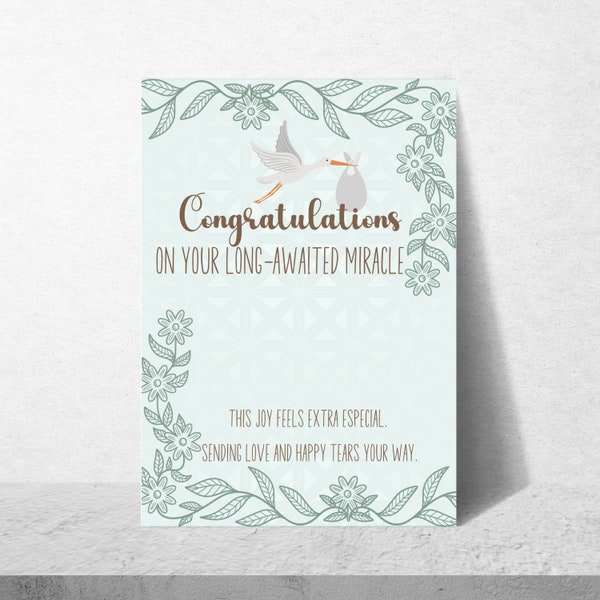 Congratulations Ivf Card - Etsy