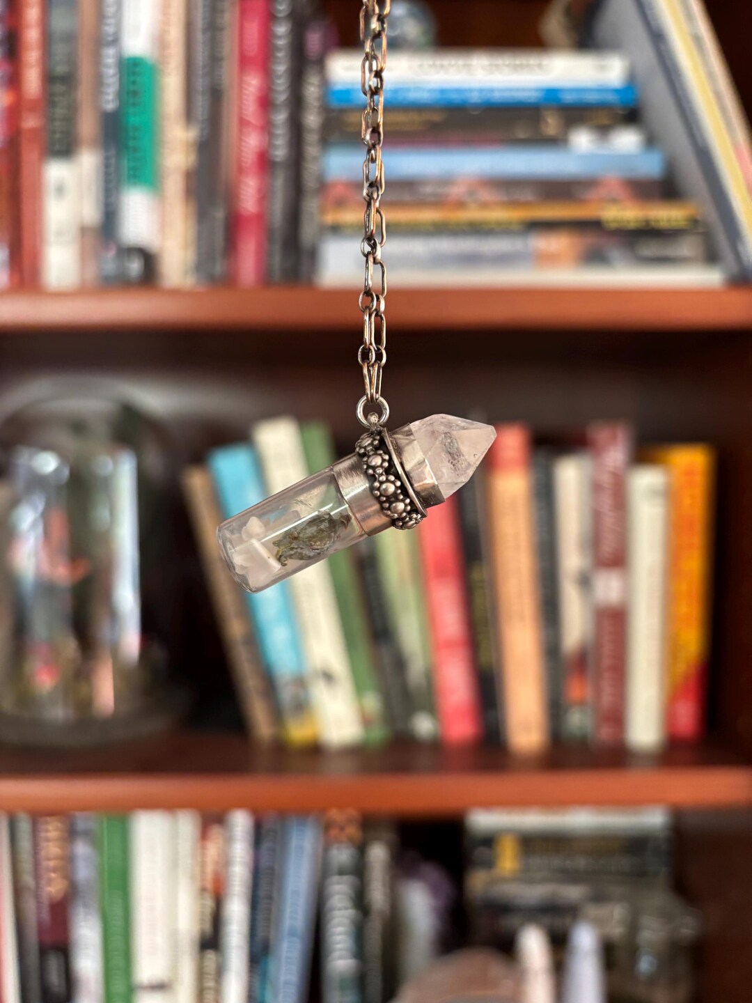 Vampire Reliquary—juniper, Quartz Crystal, Moonstone, and Sterling ...