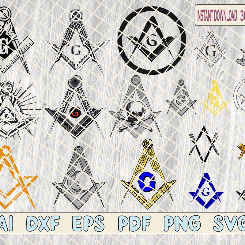 Masonic Svg - Etsy