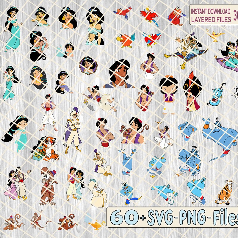 Princess Jasmine Svg - Etsy