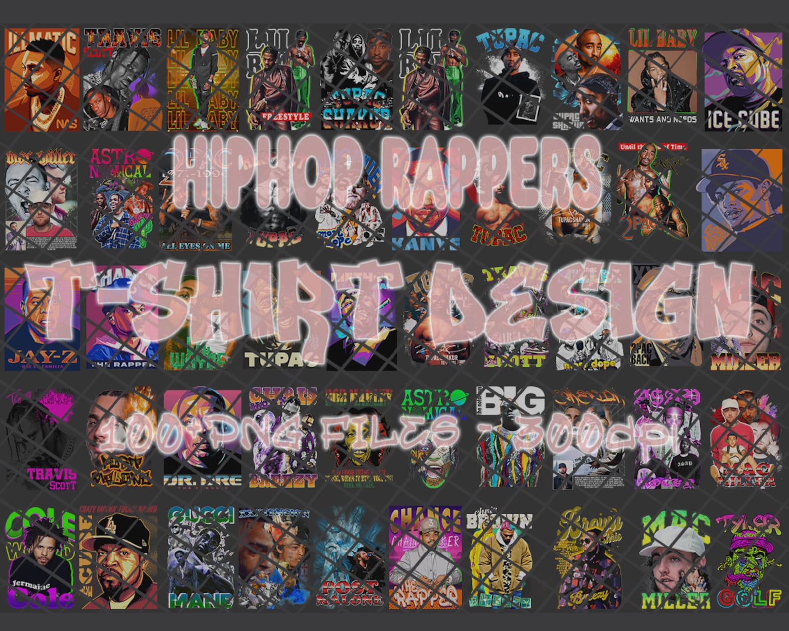 Best Rapper T-shirt Designs Bundle , Hip Hop Design Bundle , Bikers ...