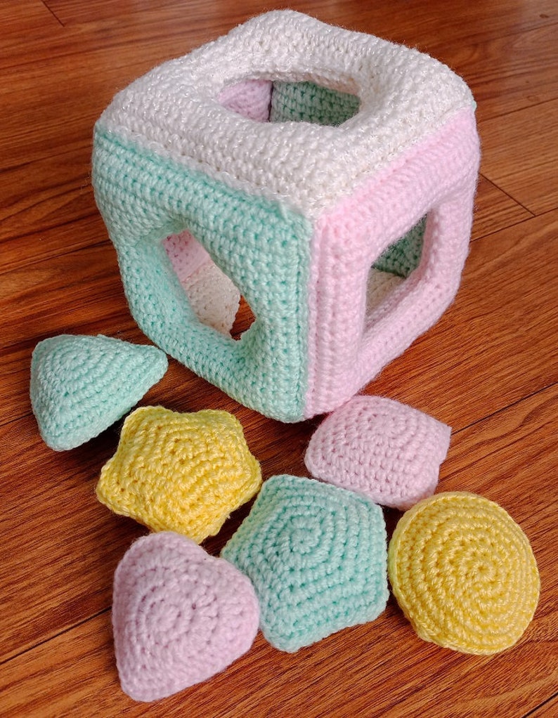 Shape Sorter Cube Crochet Pattern Instant Download - Etsy